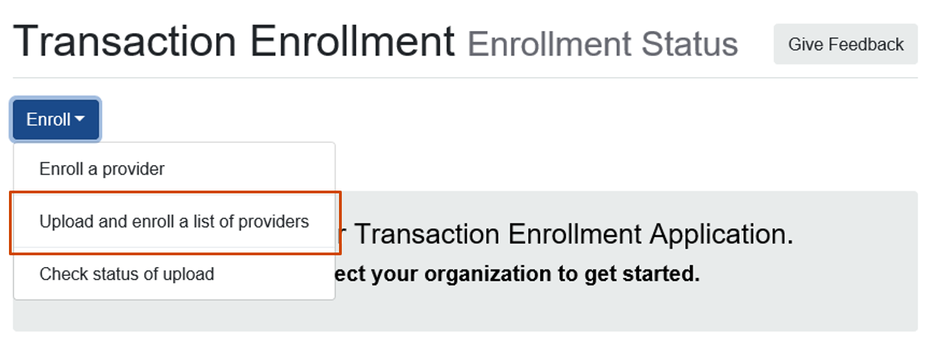 FAQ - How do I enroll multiple providers for transactions?